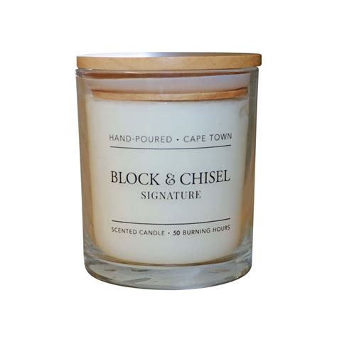 Signature Candle 50 Hours Block And Chisel