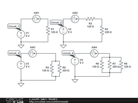 Lab 1 Circuit 1 CircuitLab