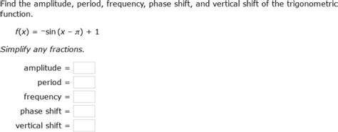 IXL Find Properties Of Sine And Cosine Functions II Algebra Practice