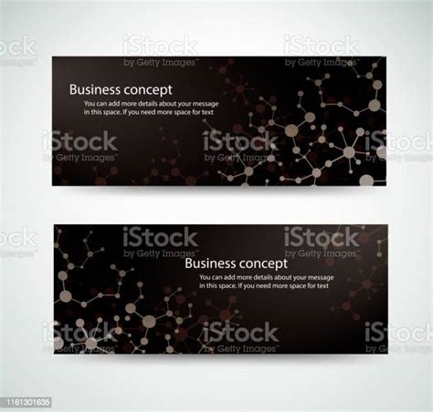세트 분자 배경 유전 및 화학 화합물 의료 기술 또는 웹 사이트 헤더 배너 디자인 벡터 일러스트 레이션 Eps10에 대한 과학 웹 배너에 대한 스톡 벡터 아트 및 기타