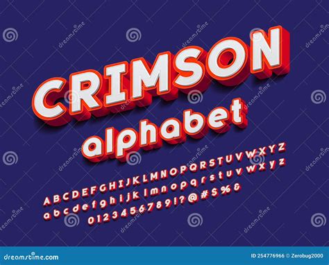 Stylized Font Stock Vector Illustration Of Shape Vector 254776966
