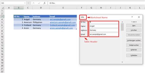 So Erstellen Sie Ein Formular In Excel Ohne Makros Ohne Vba Excel