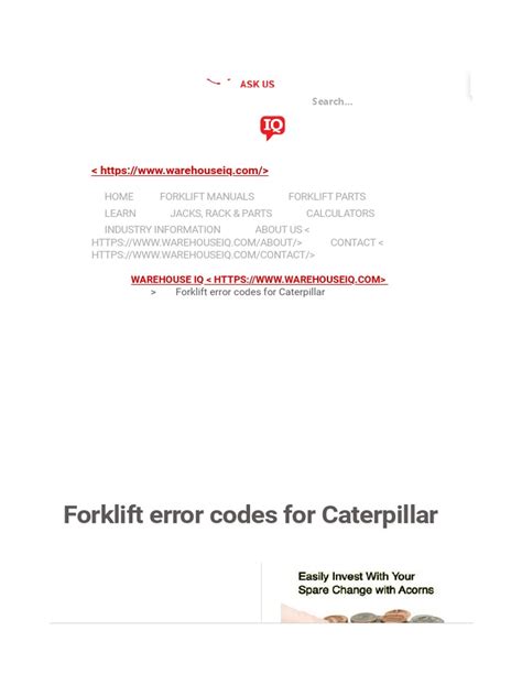 Forklift Error Codes For Nissan Pdf Secondary Sector Of The Economy