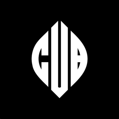 Diseño Del Logotipo De La Letra Del Círculo Cub Con Forma De Círculo Y