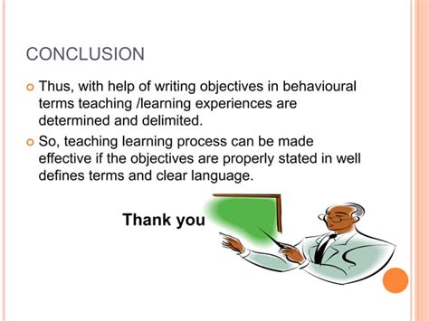 Writing Instructional Objectives In Behavioural Terms PPT