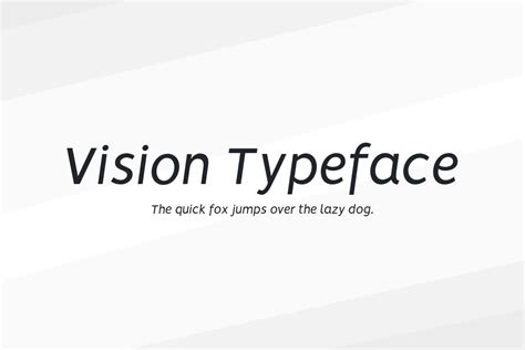 Vision Typeface Font Download Free