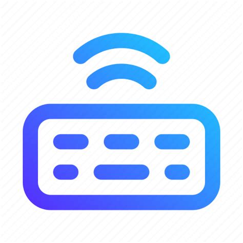 Wireless Keyboard Key Electronics Icon Download On Iconfinder
