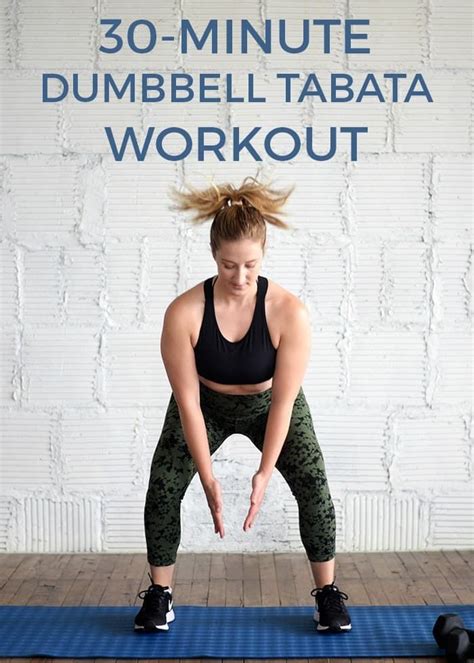 30 Minute Dumbbell Tabata Workout Tabata Workouts What Is Hiit Hiit