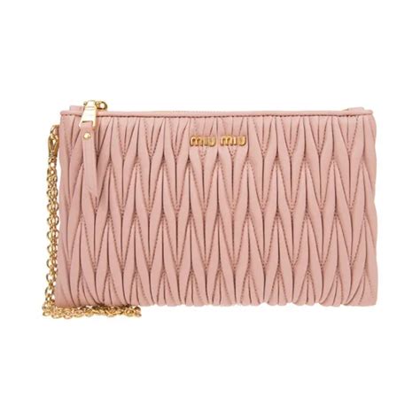 缪缪miu Miu 粉红色 羊皮 手提包 5nh81c N88 F0615 小迈步海淘品牌官网
