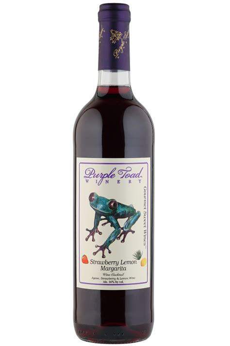 Strawberry Lemon Margarita Purple Toad Winery Paducah Ky Purple