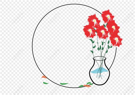 꽃 머리 프레임 Png 일러스트 무료 다운로드 Lovepik