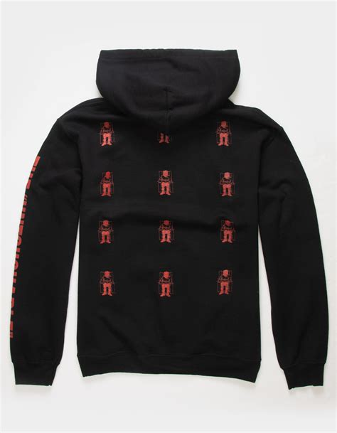 Ripple Junction Death Row Mens Hoodie Black L Tillys