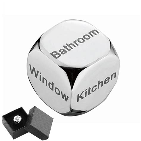 Sex Dice For Couples Titanium Coated Date Night Dice Game Stainless