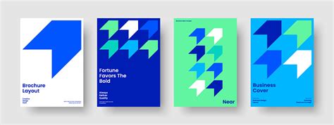Template Sampul Buku Modern Tata Letak Latar Belakang Terisolasi Desain