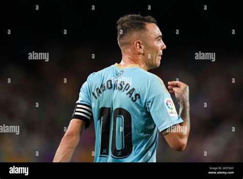 Barcelona Spain 9th Oct 2022 Iago Aspas Celta De Vigo Is Pictured