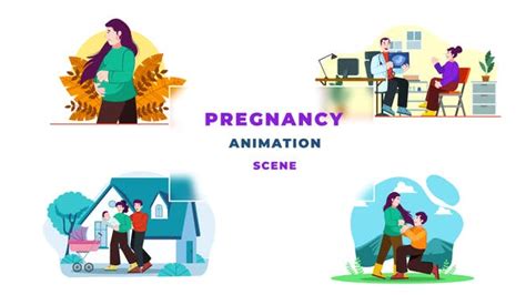 Pregnancy Character Scene Animation After Effects Template By Ninthmotion On Envato Elements