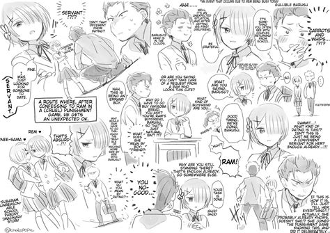 Media Typesetting Of Subaru And Ram Comic Rrezero