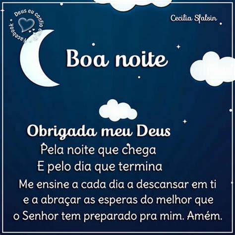 Boa Noite Muita Paz De Deus Deus No Cora O Nossa Noite Ser Aben