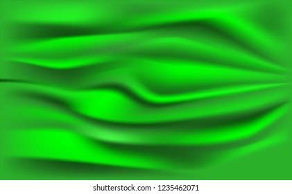 Abstract Texture Background Green Satin Silk Cloth Fabric Textile