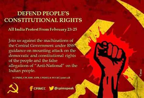 Left Parties Protest To Protect Human Rights In India