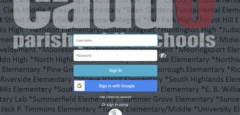 Log In And Tech Info Caddo Parish Public Schools