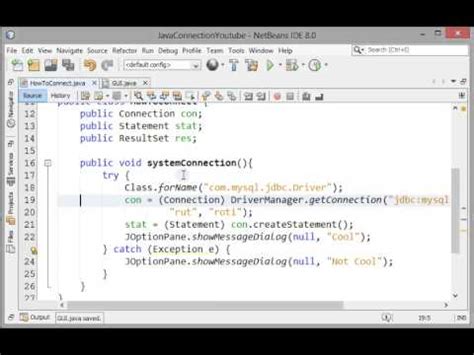Netbeans How To Connect Mysql And Populate Data In JTable YouTube