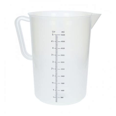 Messbecher Polypropylen Graduiert 5000 Ml Brouwland