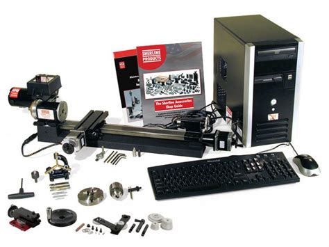 17 Cnc Benchtop Lathe System Package C Sherline Products