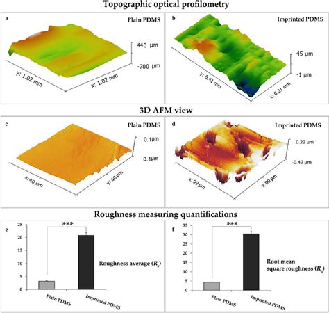 Evaluation Of Surface Roughness Of Pdms Substrates Ab Profilometer