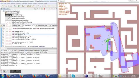 Slam With Particle Filter Youtube