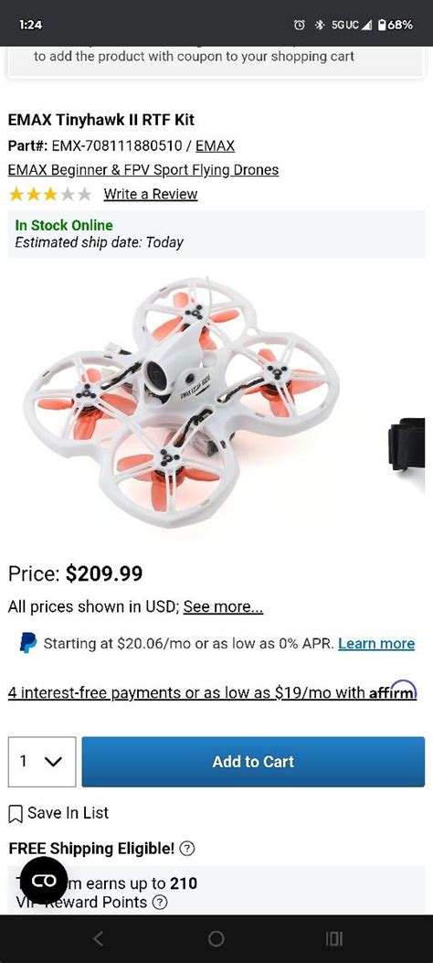 Emax Tiny Hawk Ii Rtf For Sale In Huntington Beach Ca Offerup