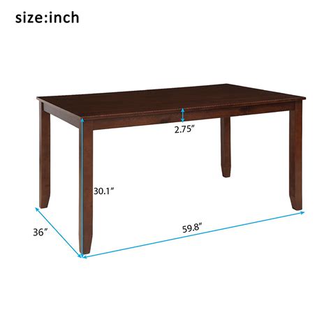 New Counter Height Rectangular Dining Table With Wooden Frame For