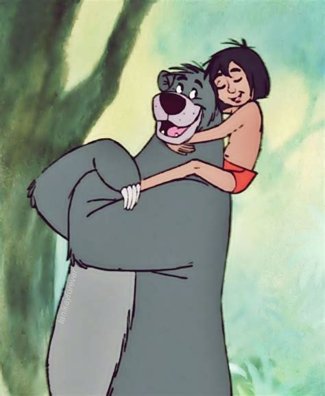 Baloo And Mowgli Jungle Book Disney Disney Films Jungle Book
