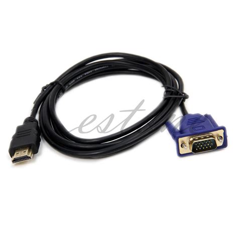 Совместимый с Hdmi и Vga кабель 1080p Male To Vga Male Видео конвертер