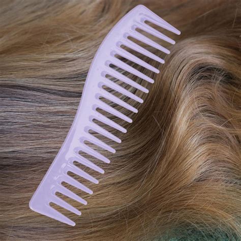 Badu Bg Гребен за разресване устойчив на топлина за дълга мокра коса къдрава коса гребен с