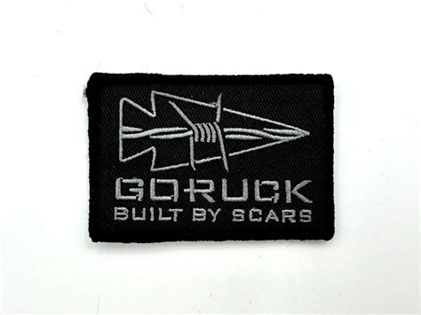 Goruck Patch Built By Scars 興趣及遊戲 旅行 旅遊 旅行必需品及用品 Carousell