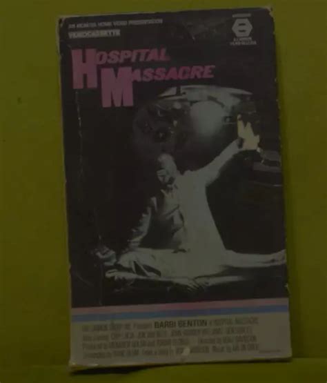 Hospital Massacre Vhs Mgmua Horror Slasher Barbi Benton Rare Big Box £