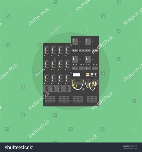 network server data array mainframe hosting stock vector royalty free 230887990 shutterstock