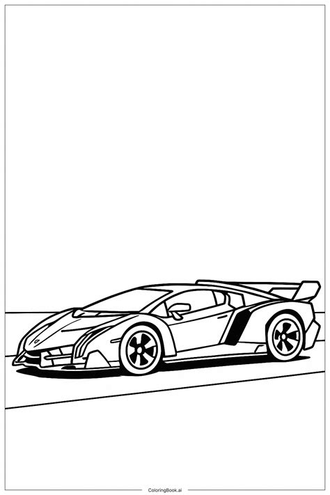 람보르기니 색칠공부 65장 무료 Pdf・png 출력