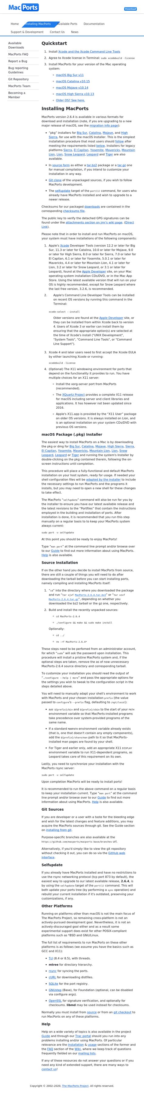 Building The Development Version Of Emacs On Macos Macports Edition
