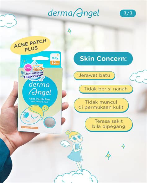 Derma Angel Acne Patch Plus Dengan Salicylic Acid Bisa Redakan Jerawat