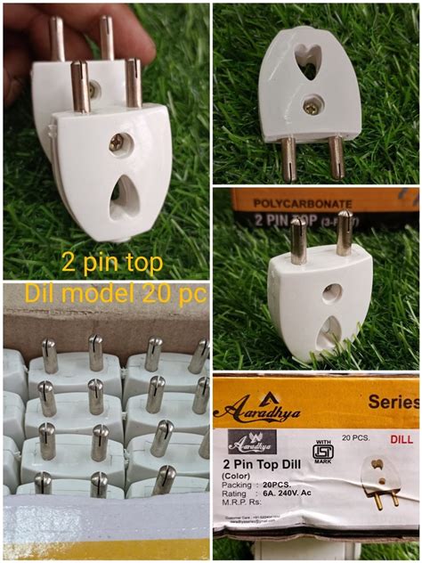 White 2 Pin Plug At ₹ 5 Piece In Lucknow Id 2849357639512