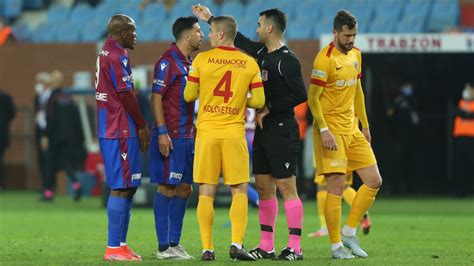 Trabzonspor konuk ettiği Kayserispor ile berabere kaldı Internet Haber