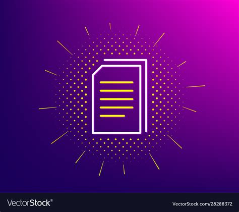Copy Documents Line Icon File Sign Royalty Free Vector Image