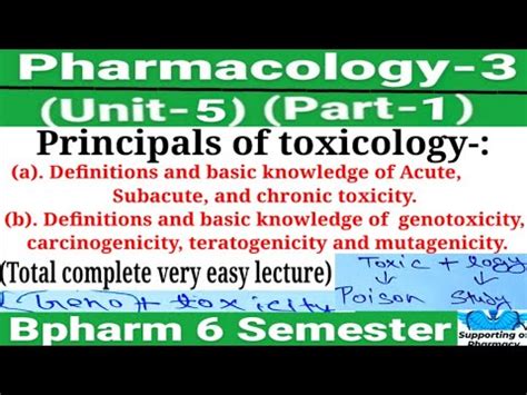 Principles Of Toxicology Genotoxicity Carcinogenicity Teratogenicity