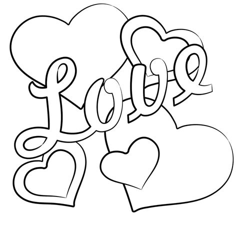 Disegni Di Cuori Da Colorare Stampare Gratuitamente
