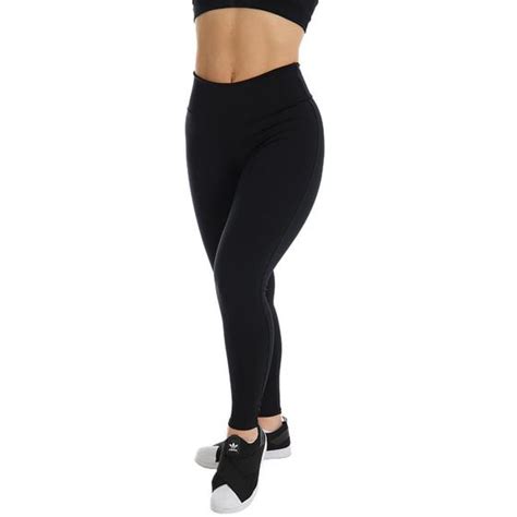 Calça Legging Fitness Cintura Alta Cós Duplo Básica Suplex Feminina