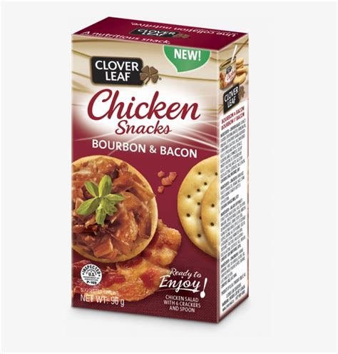 Clover Leafs Chicken Snacks Bourbon And Bacon Clover Leaf Tuna Snacks