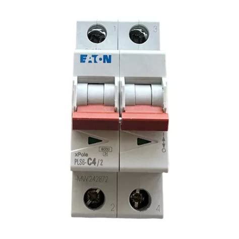 Pls6 C4 2 Mw Mc Pastilla Termomagnetica 2 Polo 4 A Eaton Envío Gratis