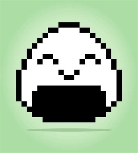 Cute Pixel Art Grid Food